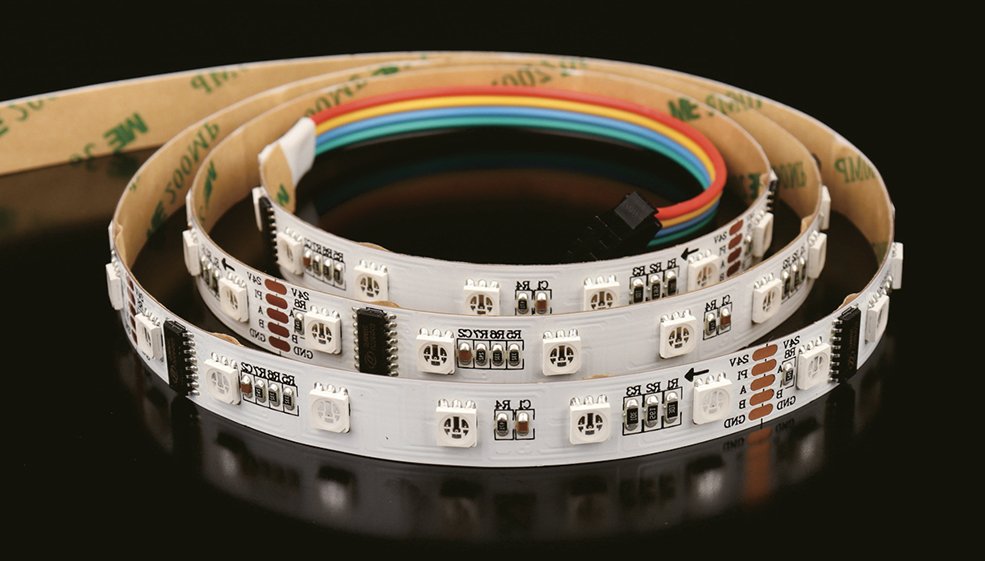 RGB 14,4w/m, 60Led/m, IP65 - LED Tape - Protech LED